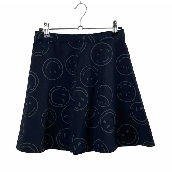 H&M | Bottoms | Hm X Smiley World Smiley Face Print Skirt 6 | Poshmark